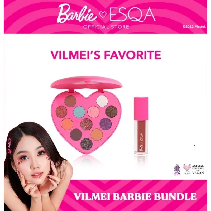 Jual BARBIE X ESQA Make Waves Eyeshadow Palette | Shopee Indonesia