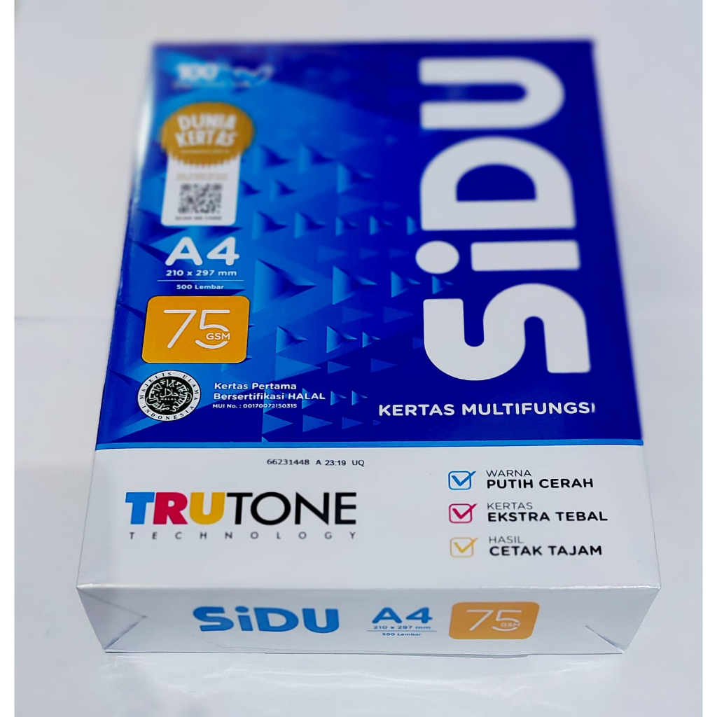 Jual Kertas Hvs A4 75 Gr 75 Gsm 70gsm 70gram Sidu Shopee Indonesia