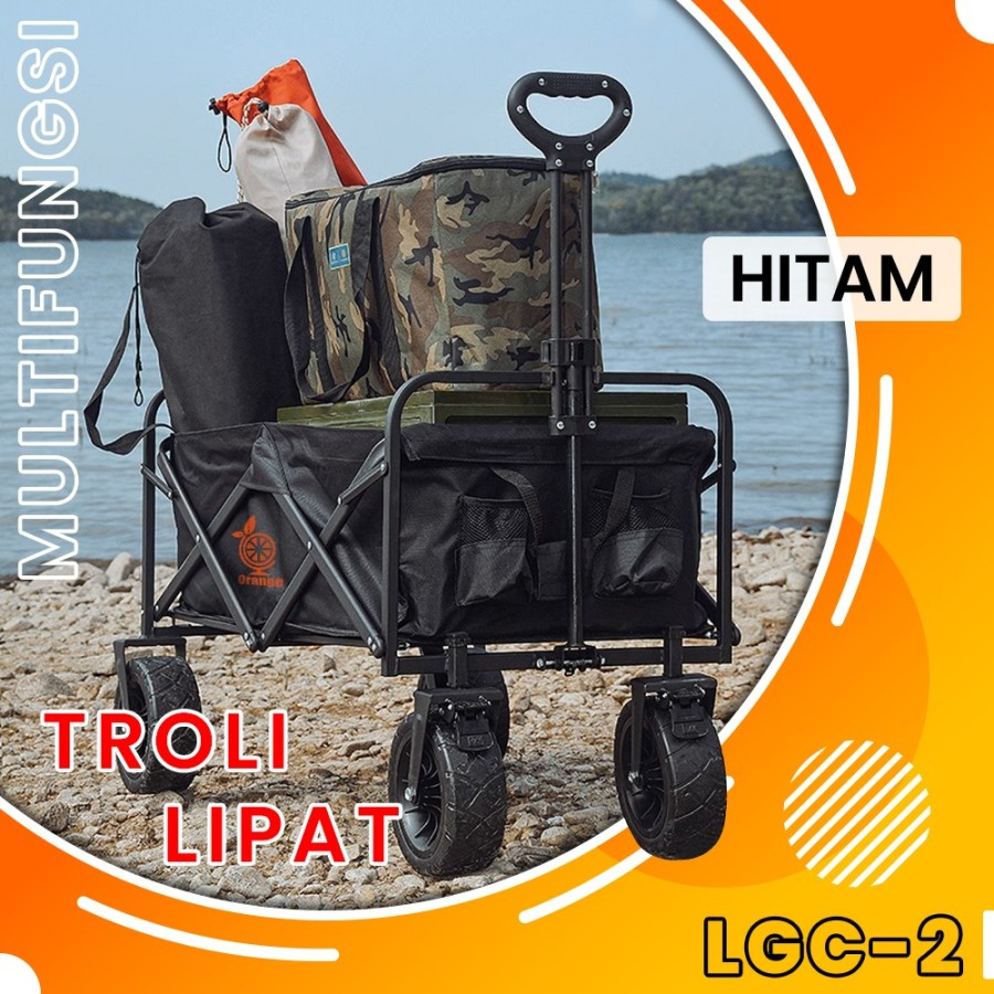 Jual TERBARU-Trolley / Troli Camping Wagon Keranjang Lipat Keranjang ...