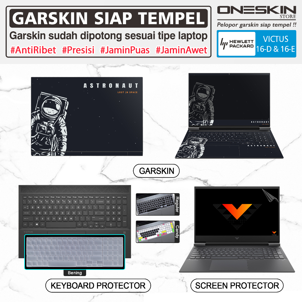 Jual Garskin Sticker Laptop Pelindung Keyboard Screen Protector HP ...