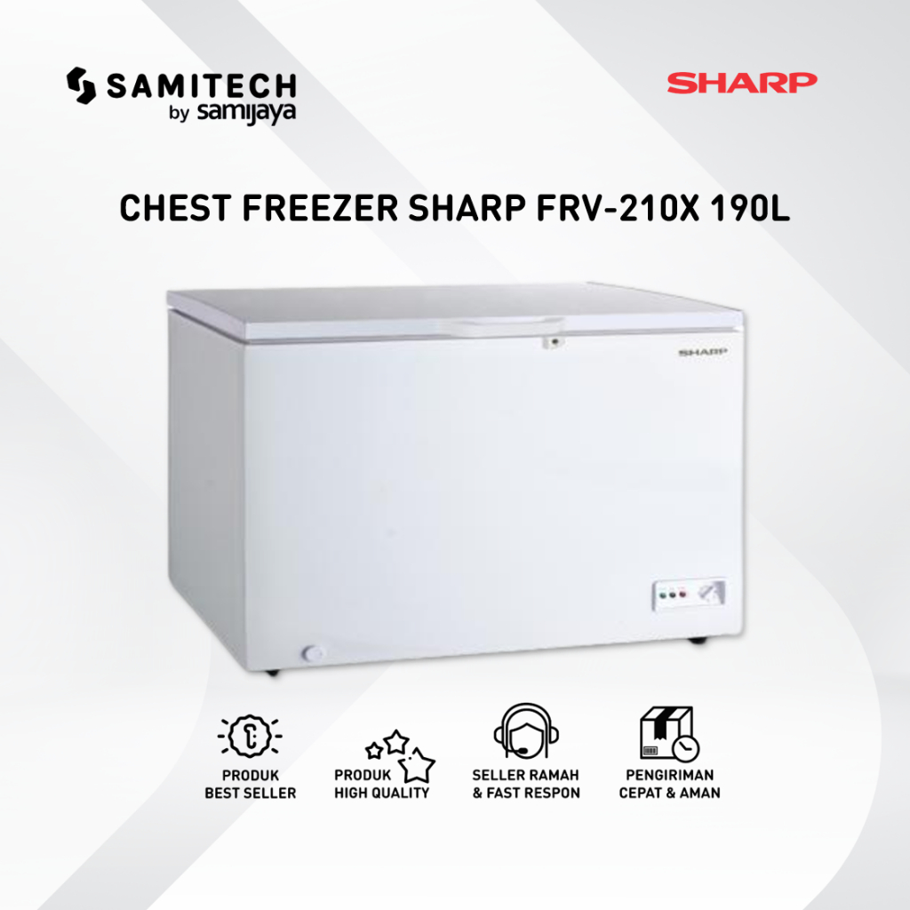 Jual FREEZER BOX SHARP FRV-210X / FRV 210X BERGARANSI | Shopee Indonesia