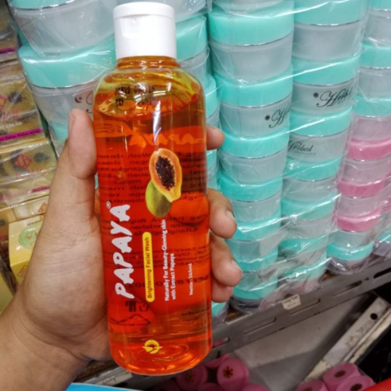 Jual SABUN PAPAYA BRIGHTENING FACIAL WASH 265ml | Shopee Indonesia