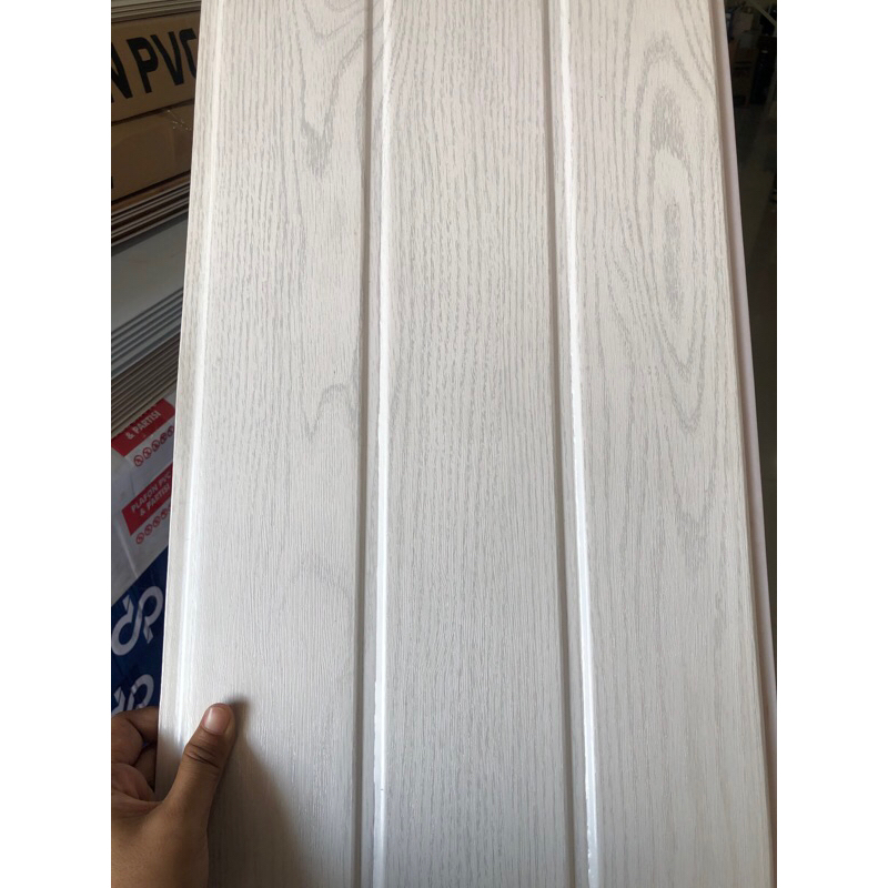 Jual Plafon Pvc Motif Serat Kayu Putih Doff NF 30633 (PERLEMBAR ...