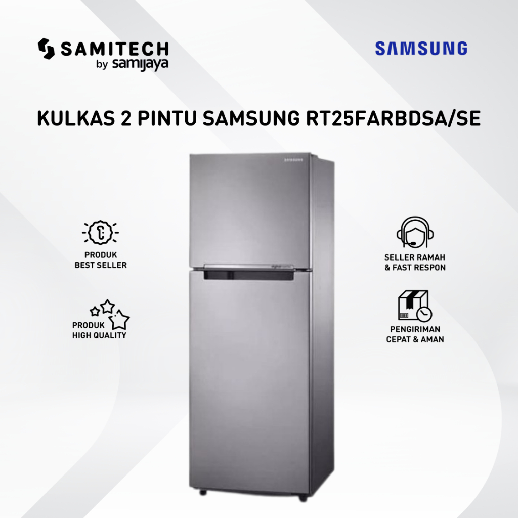 Jual KULKAS 2 PINTU SAMSUNG RT25FARBDSA RT 25FARBDSA DIGITAL INVERTER ...