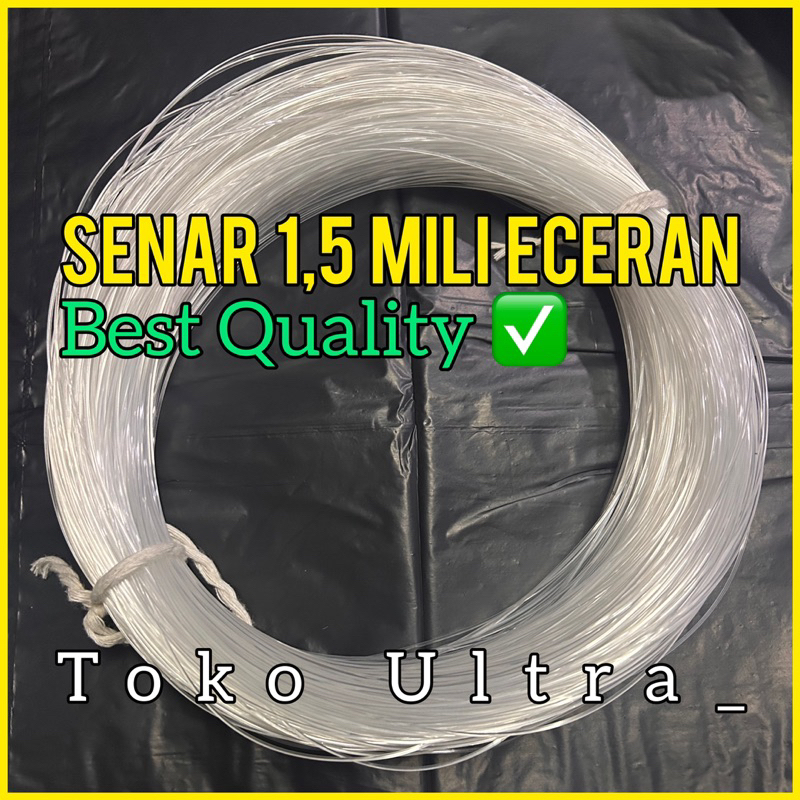 Jual SENAR 1,5MM ECERAN (100 METER) SENAR PANCING 1,5MM / SENAR ...