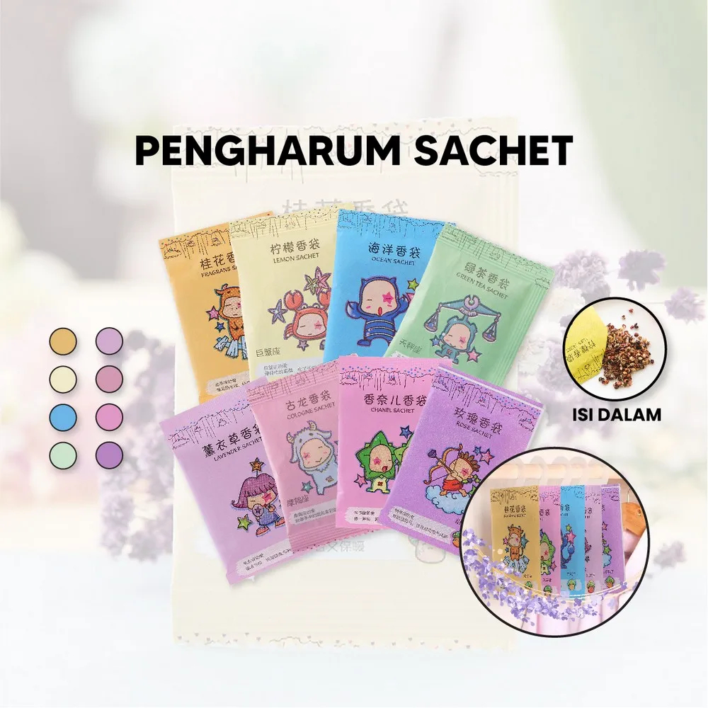 Jual PENGHARUM RUANGAN SACHET MINI 1 PC - AROMATERAPI PEWANGI LEMARI ...