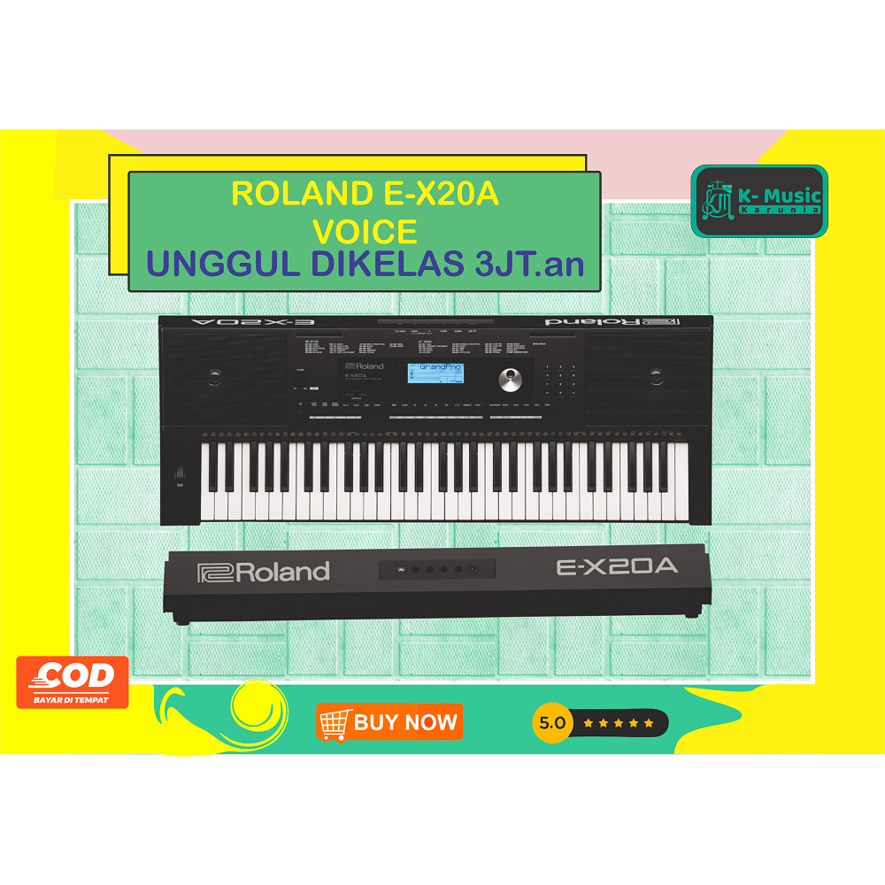 Jual Keyboard Roland E-X20A EX-20A EX20 A Pitch Band voice keren type ...