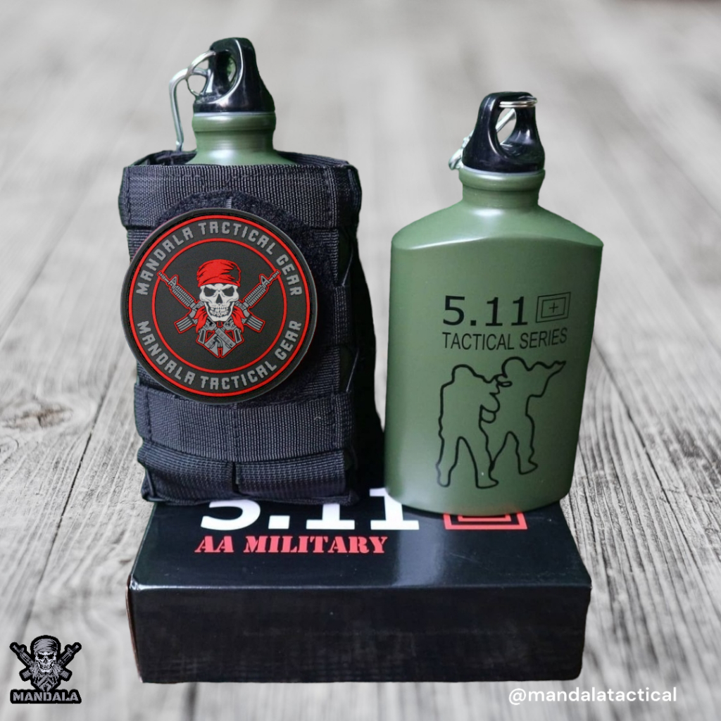 Jual Military Tactical combat drinking flask / bottler / kettle 5 1 1 ...