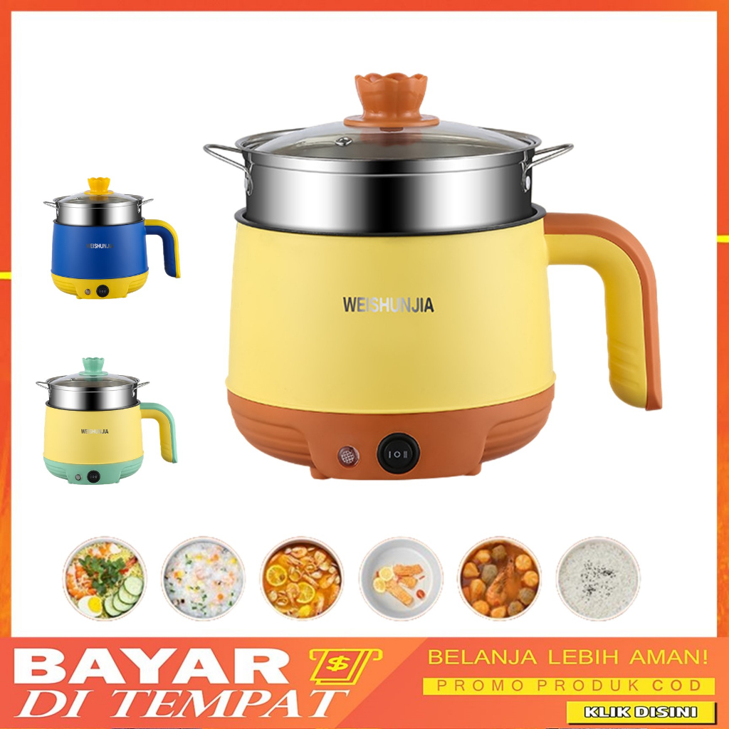 Jual Panci Listrik Serbaguna Lite Elektrik Cooker Multifungsi Panci ...