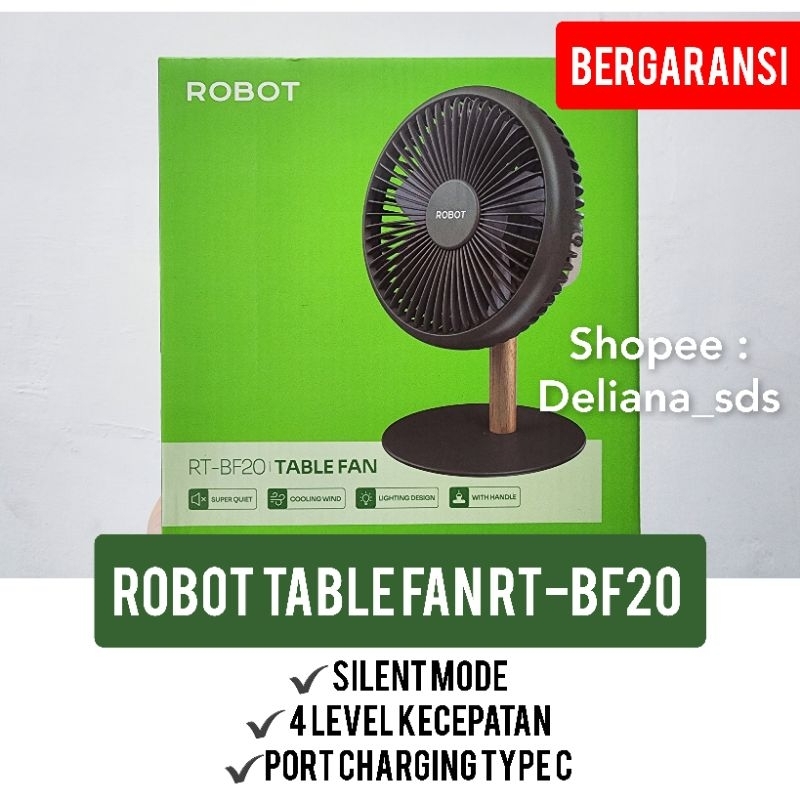 Jual Robot Table Fan RT-BF20 Garansi Resmi 1 Tahun Kipas Angin Portable ...