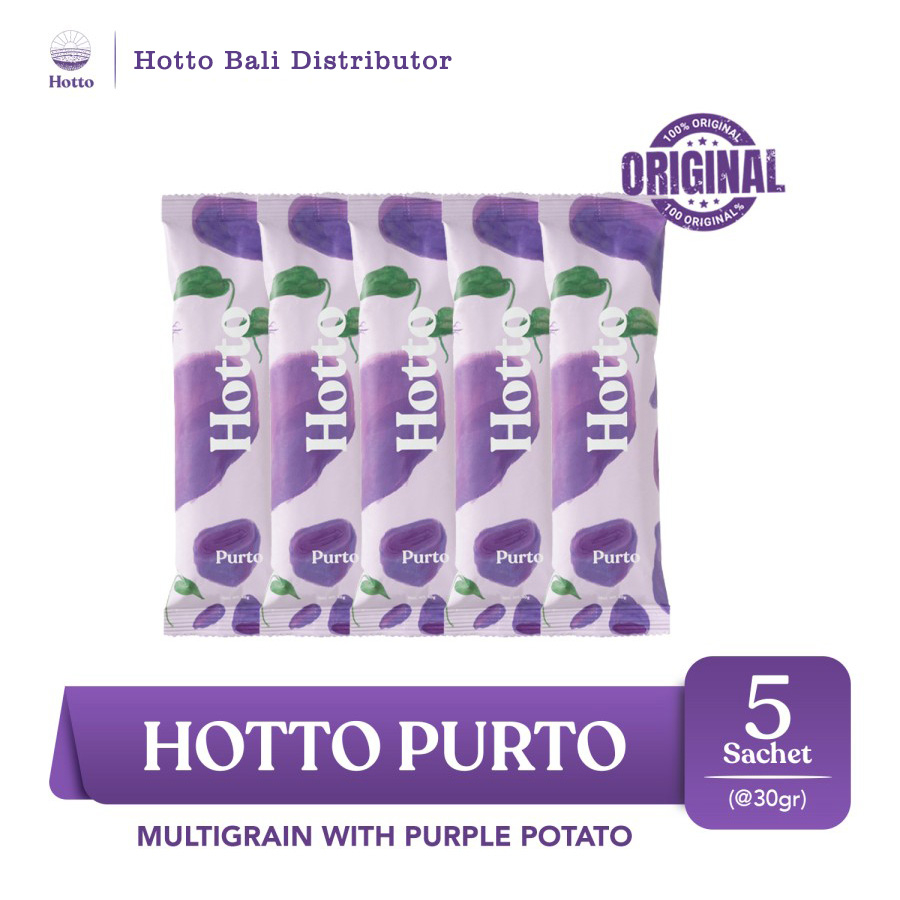 Jual Hotto Purto Oat 5 Sachets Superfood Multigrain Official Bali ...
