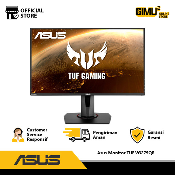 Jual Asus TUF Gaming Monitor VG279QR–27" FHD 165Hz G-SYNC 1ms Shadow ...