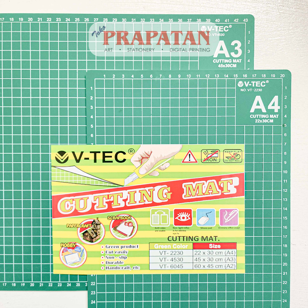 Jual V-TEC Cutting Mat A4-A3 | Alas Potong | Shopee Indonesia