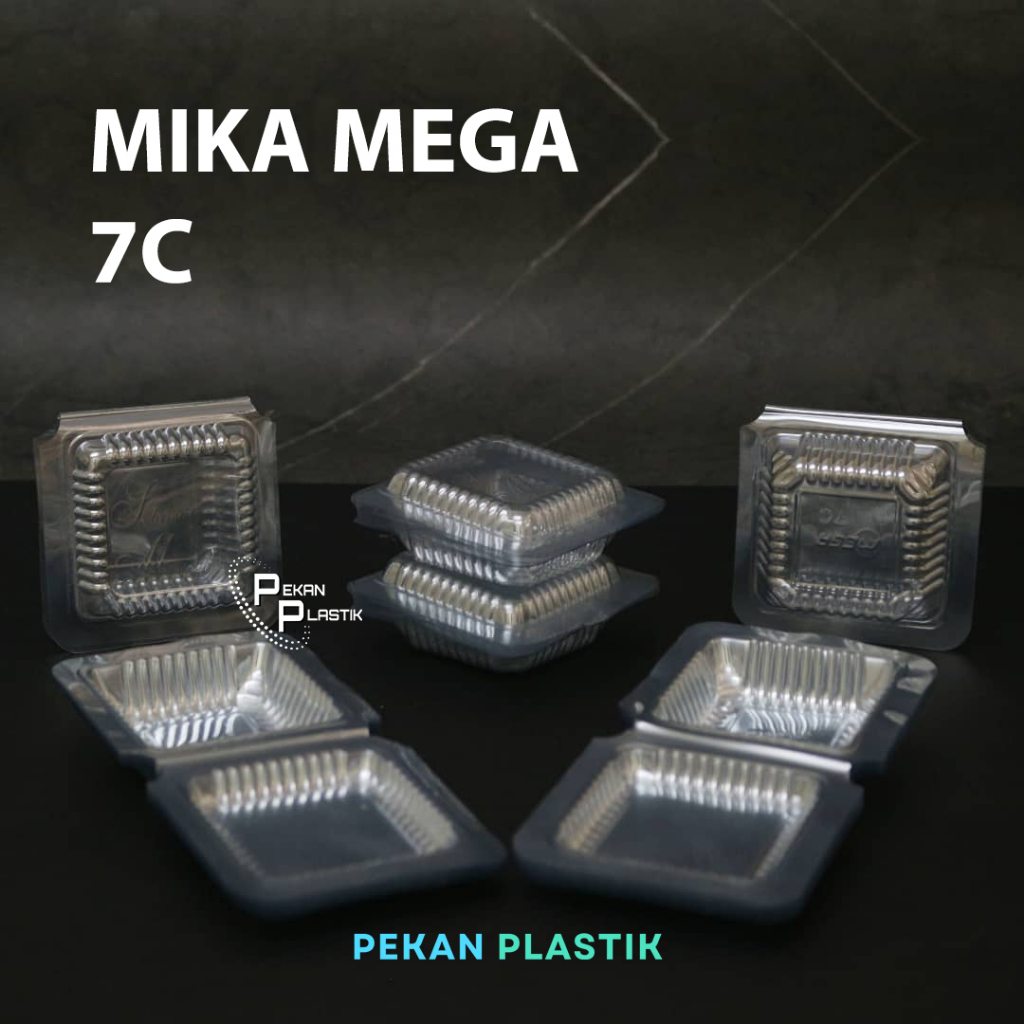 Jual Box Mika Plastik Mega 7C / Mika Klepon / Mika Kecil Jajanan | Shopee Indonesia