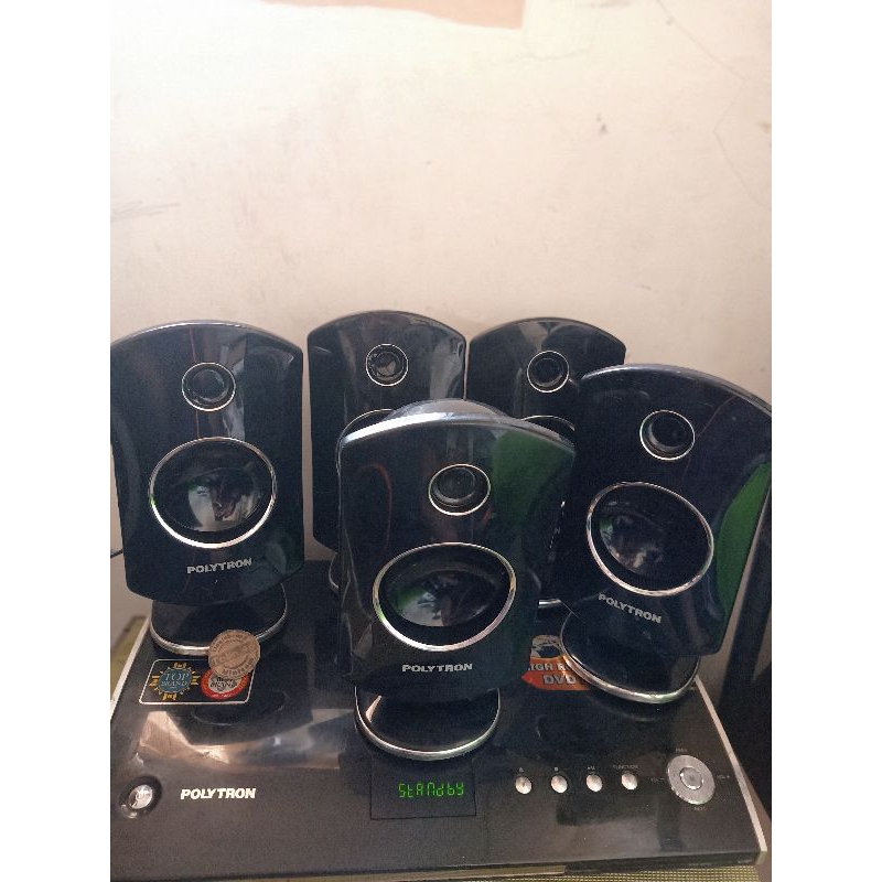 Jual Polytron Home Theater Amplifier PHT 500SR DVD Player | Shopee ...