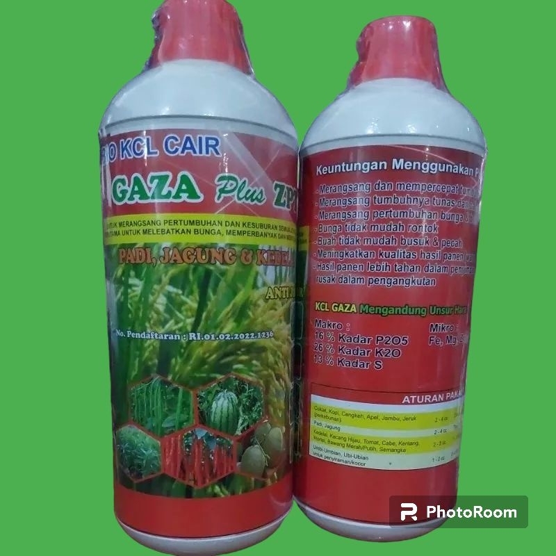 Jual PUPUK KCL CAIR UNTUK PADI JAGUNG KEMASAN 1 LITER | Shopee Indonesia