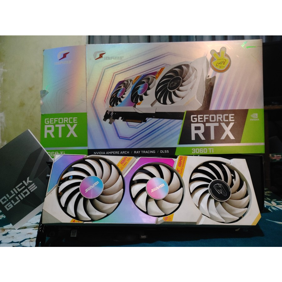 Jual VGA Nvidia coloful RTX 3060 Ti iGame 8GB GDDR6 lhr Gaming Beast ...
