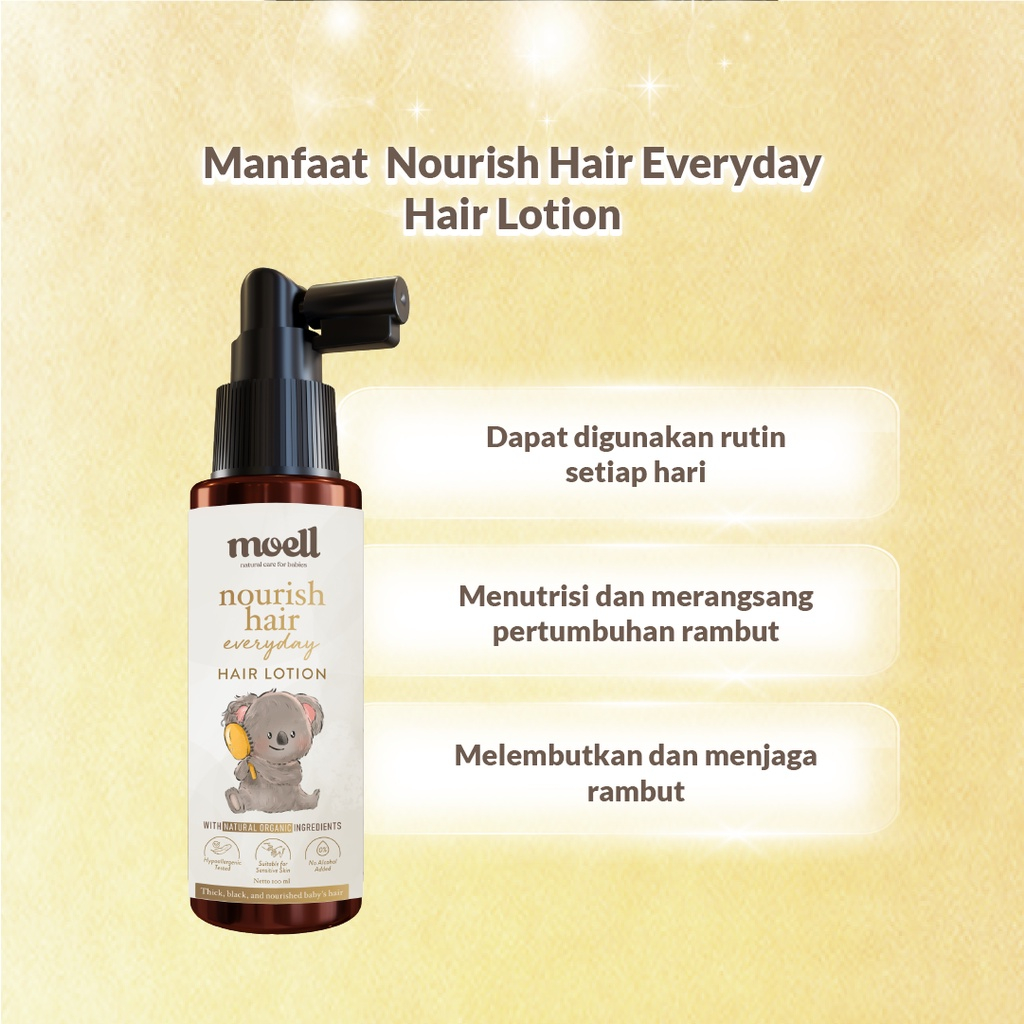 Jual MOELL Nourish Hair Everyday - Hair Lotion Bayi dan Anak 100ml ...