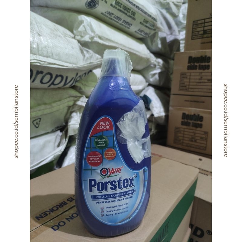 Jual Porstex 1 Liter/1000ml Yuri Pembersih Lantai Rumah | Shopee Indonesia