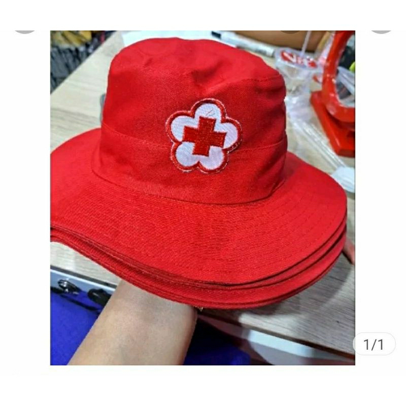 Jual Topi Rimba PMI PMR Merah | Shopee Indonesia