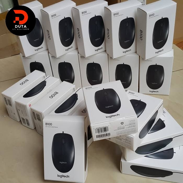 Jual Mouse Logitech B100 USB Original 100% Garansi Resmi 1 Tahun ...