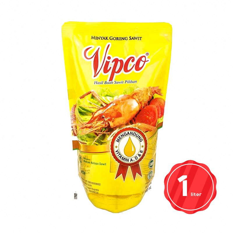 Jual Vipco minyak goreng premium 1 Liter | Shopee Indonesia
