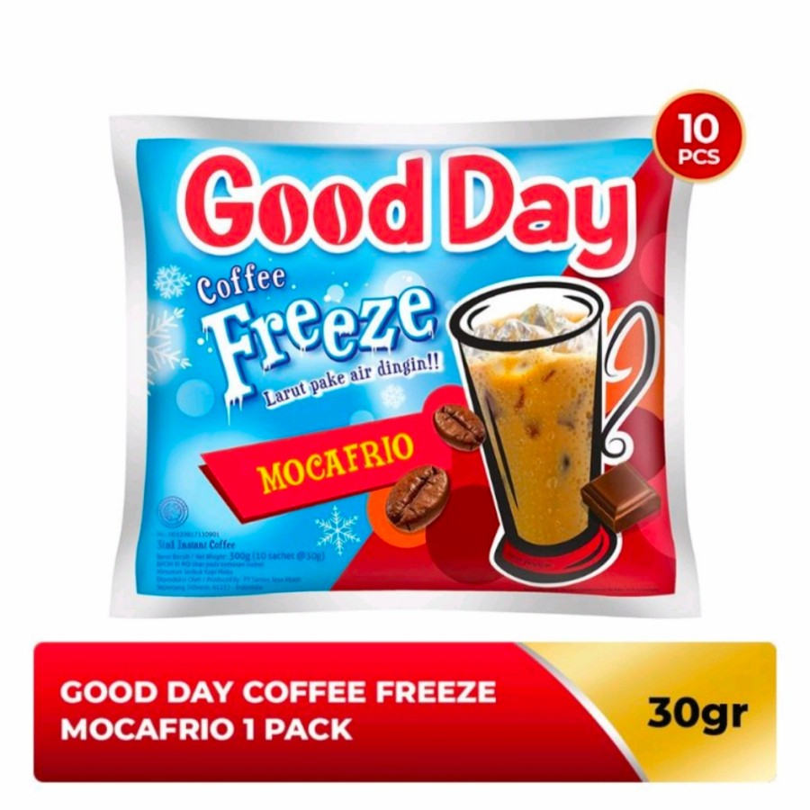 Jual Kopi Goodday Good Day Freeze Mocafrio - 1 Renceng 10 Bungkus | Shopee Indonesia