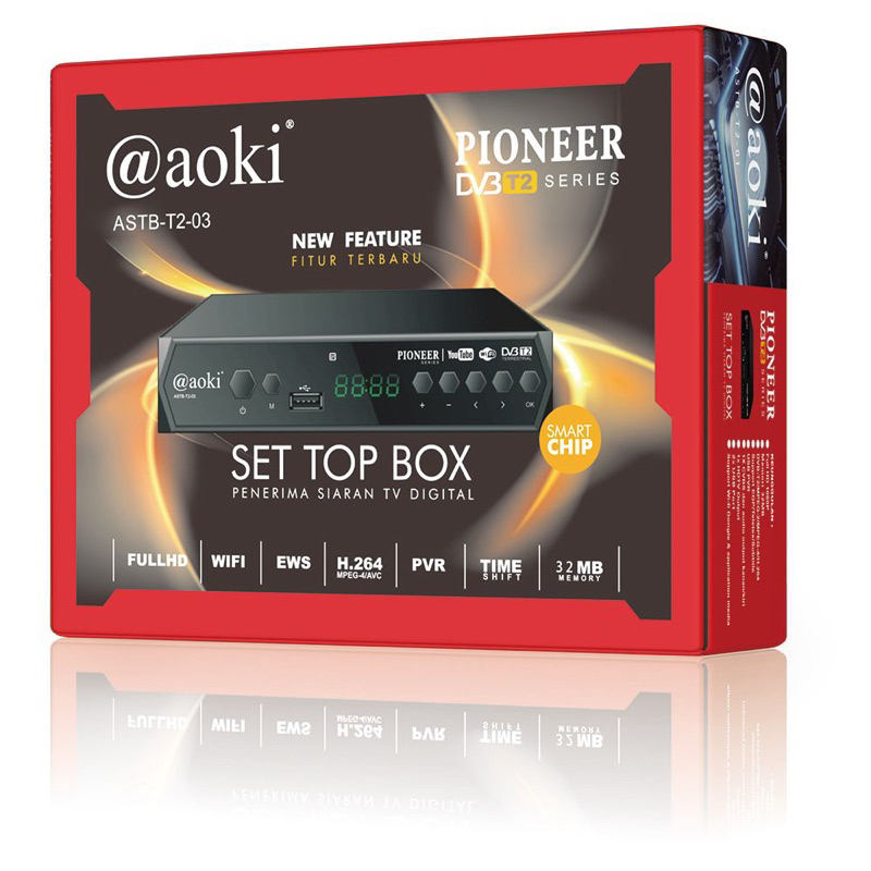 Jual Set Top Box TV Digital ASTB-01 Aoki | Shopee Indonesia