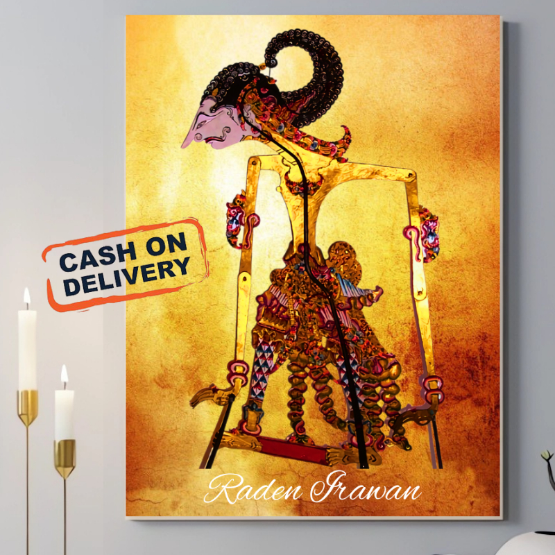 Jual Poster Wayang Kulit Raren Irawan Untuk Hiasan Dinding Atau ...