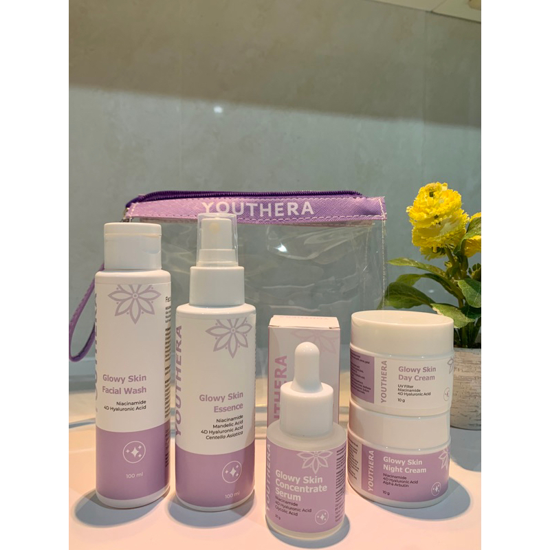 Jual YOUTHERA GLOWING SKIN SET (ALL IN-BRAND NEW) | Shopee Indonesia