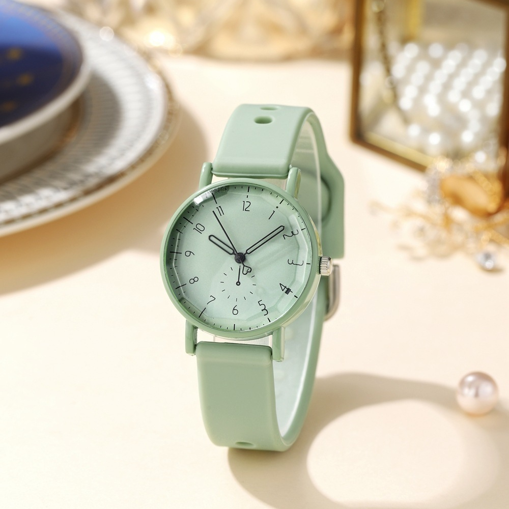 Jual JAM TANGAN WANITA ANTI AIR BRANDED RUBER KEKINIAN ELEGAN KOREA ...
