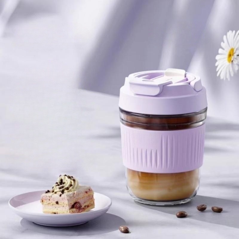 Jual VOOVA Glass Tumblr Aesthetic / Tumbler Kopi / Gelas kaca / Susu ...