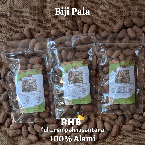 Jual BIJI PALA LONJONG ASLI 100% ALAMI | Shopee Indonesia