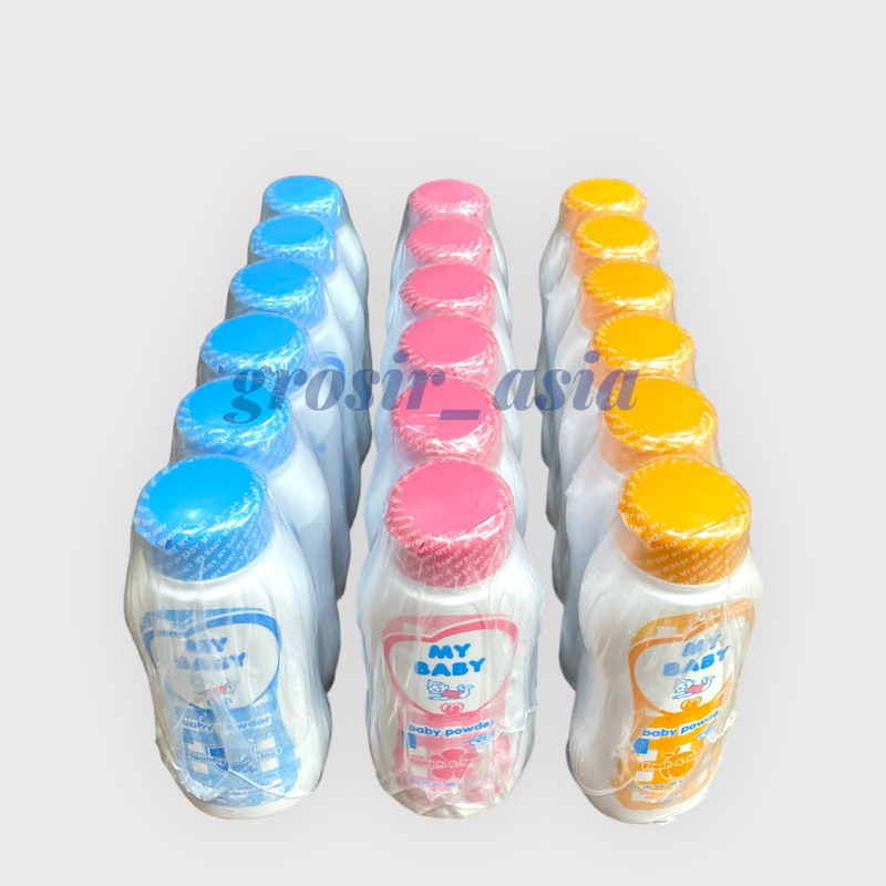 Jual Bedak My Baby Powder 50 GR 1 Pak Isi 6 Botol All Varian | Shopee ...
