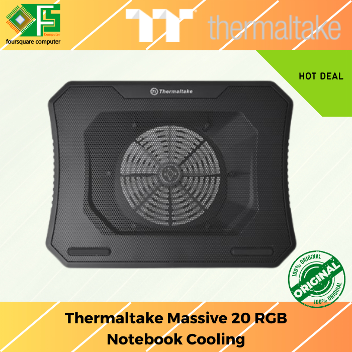 Jual Thermaltake Massive 20 RGB Notebook Cooler Pad Pendingin Laptop ...