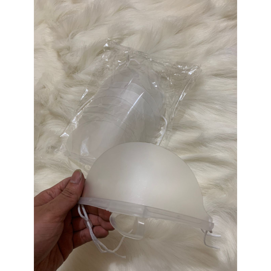 Jual Masker Transparan Plastik Penutup Mulut Restoran MUA Pabrik SPA ...