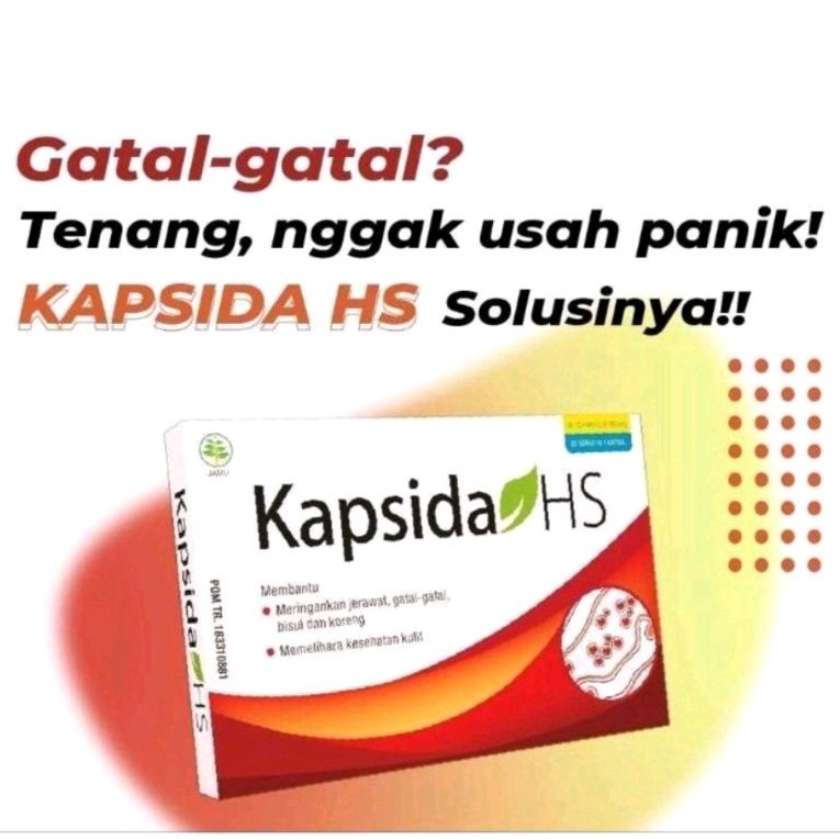 Jual Kapsida HS kapsul/Obat jerawat/bisul/darah kotor kembang bulan ...
