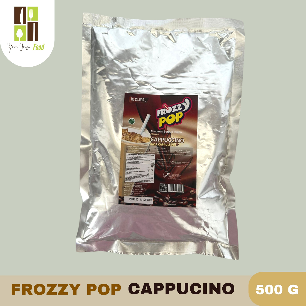 Jual Frozzy Pop Minuman Serbuk / Seduh Rasa Chocolate/Cappucino/Choco ...
