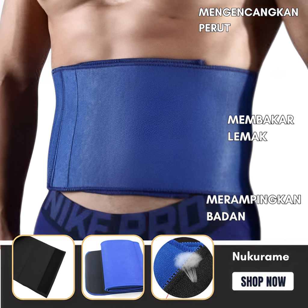 Jual Korset Pelangsing Pengecil Perut Pria Wanita Waist Trimmer ...