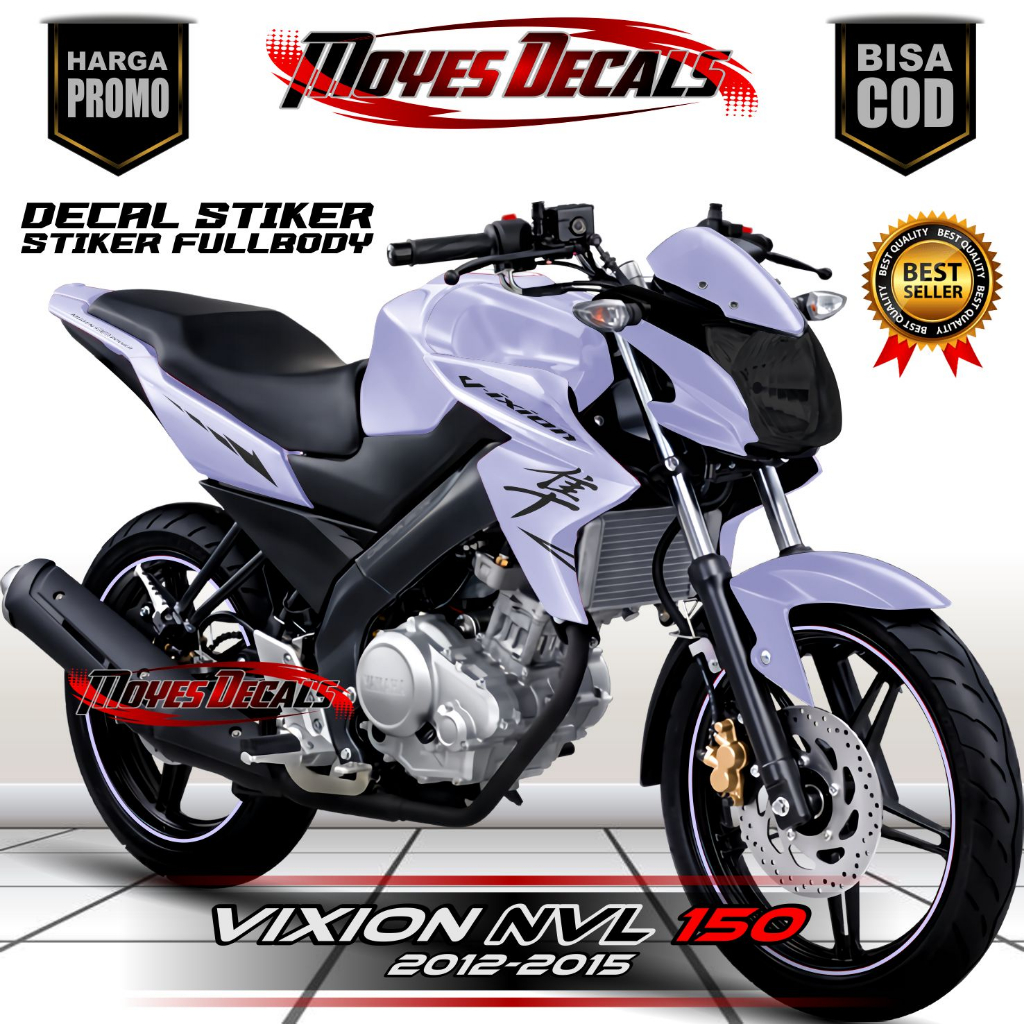 Jual Decal Vixion New NVL Full Body Decal Vixion NVL Full Body Stiker ...