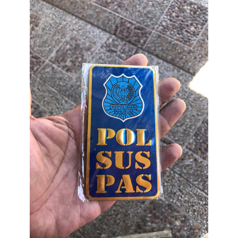 Jual logo polsuspas tempelan plat kendaraan | Shopee Indonesia
