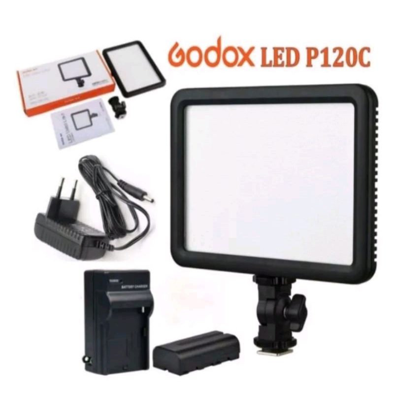 Jual PAKET LAMPU LED GODOX P120C P-120C VIDEO LIGHTING | Shopee Indonesia