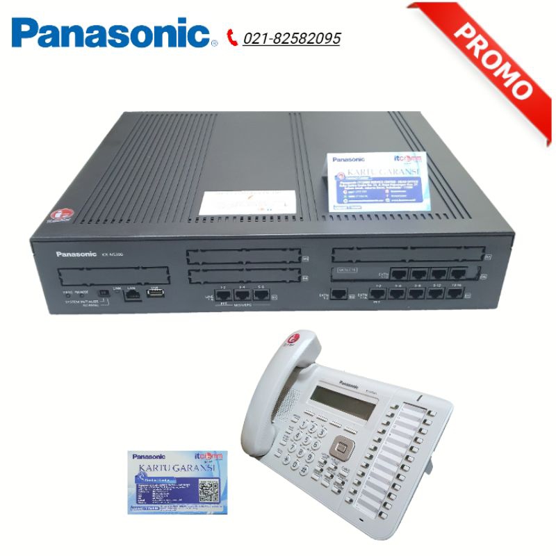 Jual Harga Promo Pabx Panasonic KX-NS300 Kap. 6 Line 2 DPT 32 Ext Free Key Telephone KX-DT543 IT ...