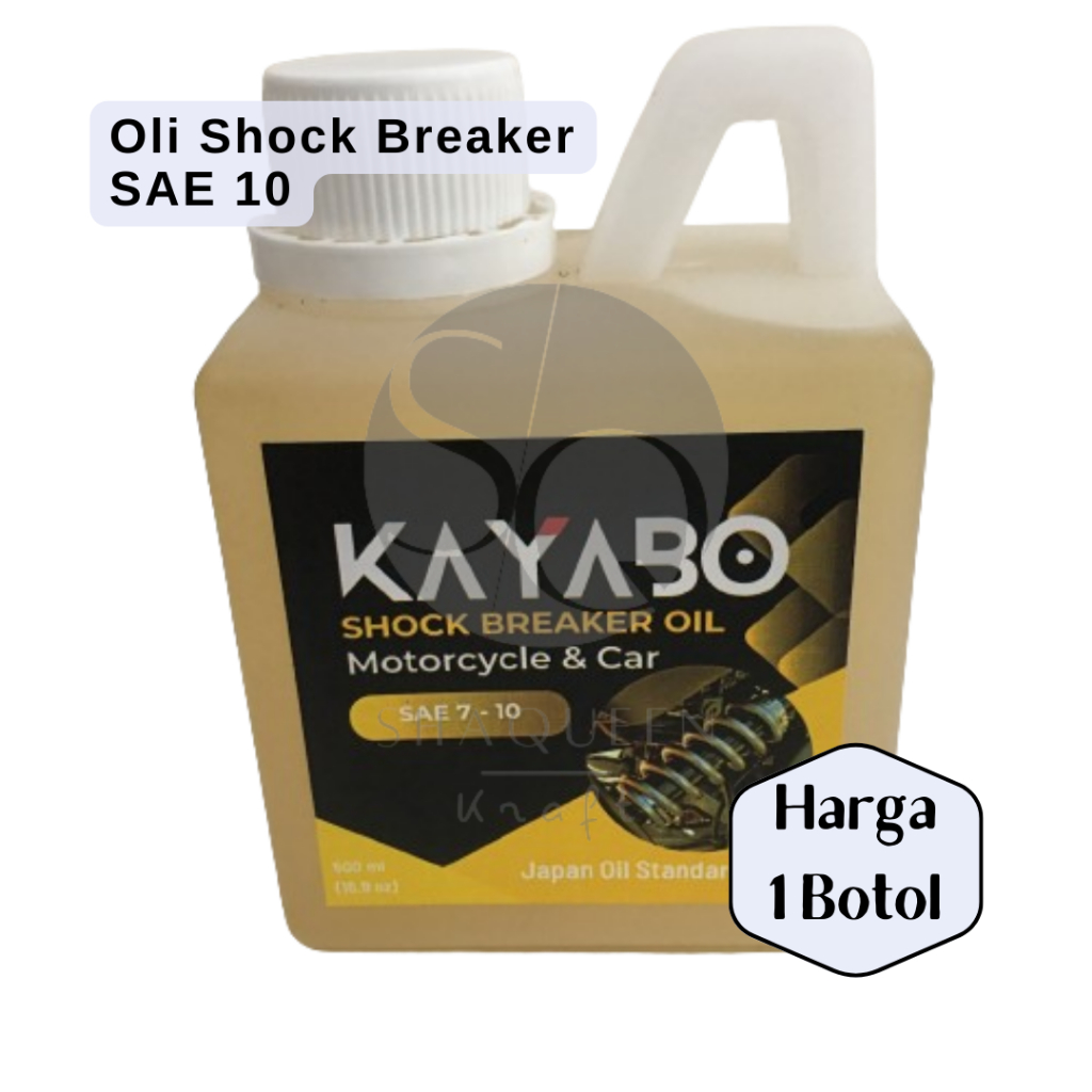 Jual Oil Hidrolik Shock Breaker Kayabo SAE-10 500 ml Shock Breaker ...