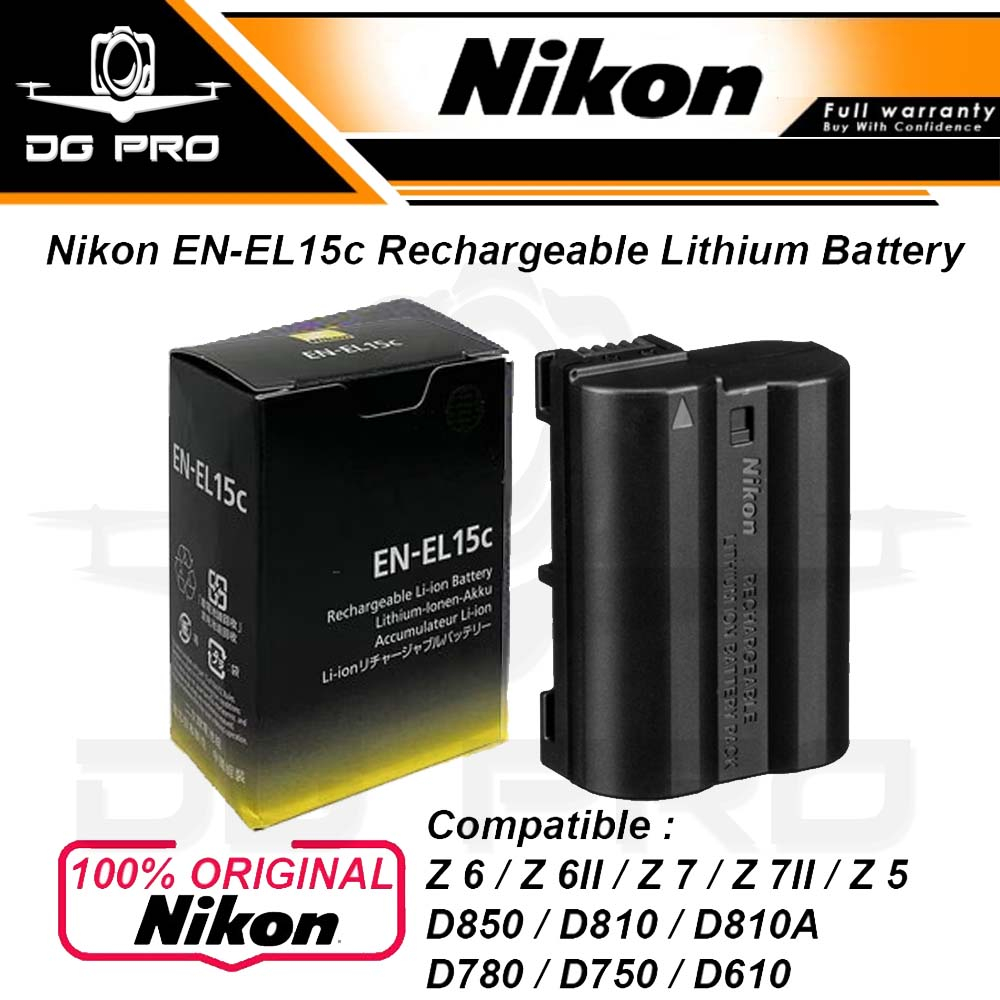 Jual Nikon EN-EL15c Rechargeable Lithium-Ion Battery | Shopee Indonesia