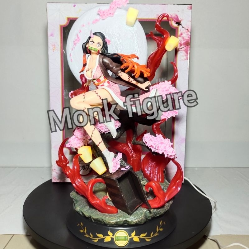 Jual Super Rare Statue Nezuko Kamado Demon Slayer Led Touch Perfect ...