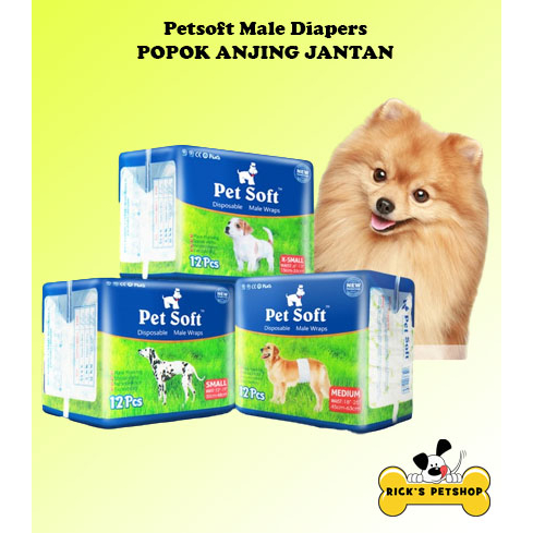 Jual Popok Anjing Jantan Petsoft Male Dog Diapers | Shopee Indonesia