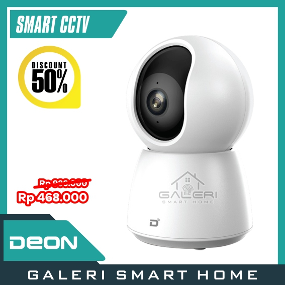 Jual Smart CCTV DEON SMART INDOOR PTZ CAM White Kamera CCTV Wifi Camera ...