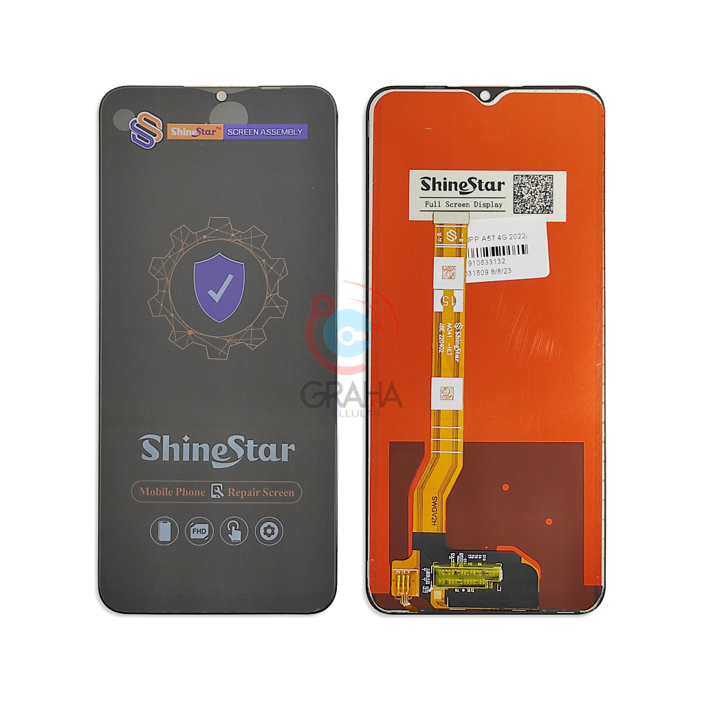 Jual LCD OPPO A57 2022 / A57 5G / A77 / A17 / A17K SHINE STAR FULLSET ...