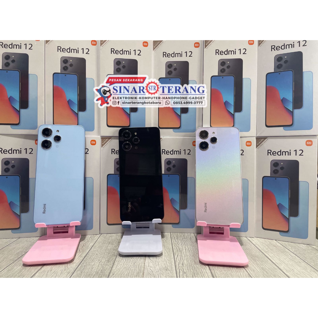 Jual HP XIAOMI REDMI 12 8GB 128GB 256GB RESMI XIAOMI INDONESIA | Shopee ...